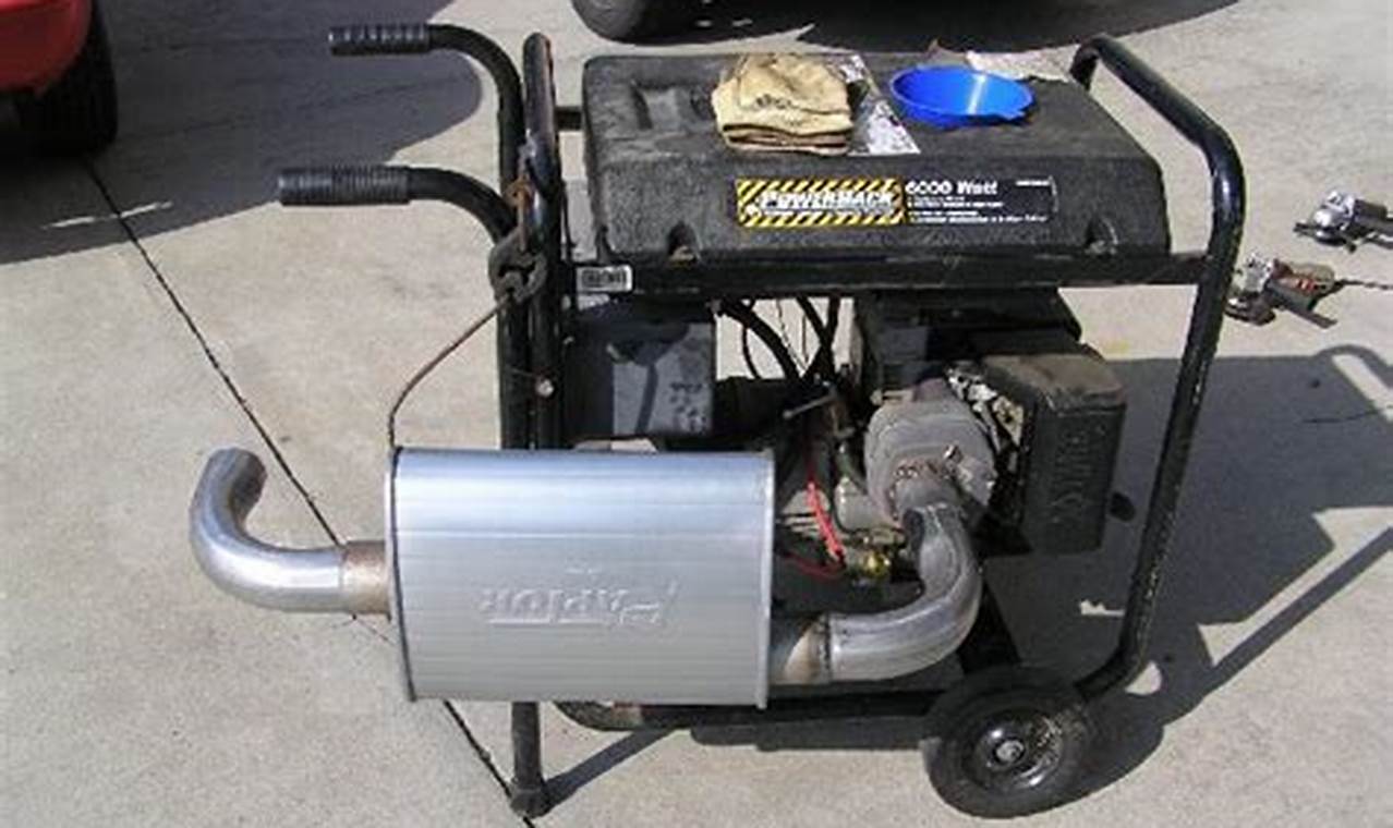 Quiet Power: Muffler for Generator - Noise Reduction