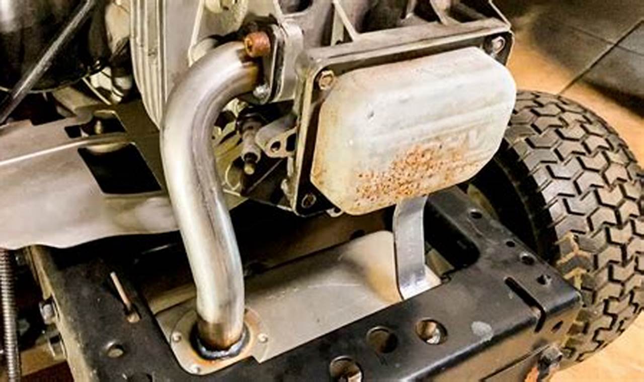 Quieter Honda Lawnmower Muffler