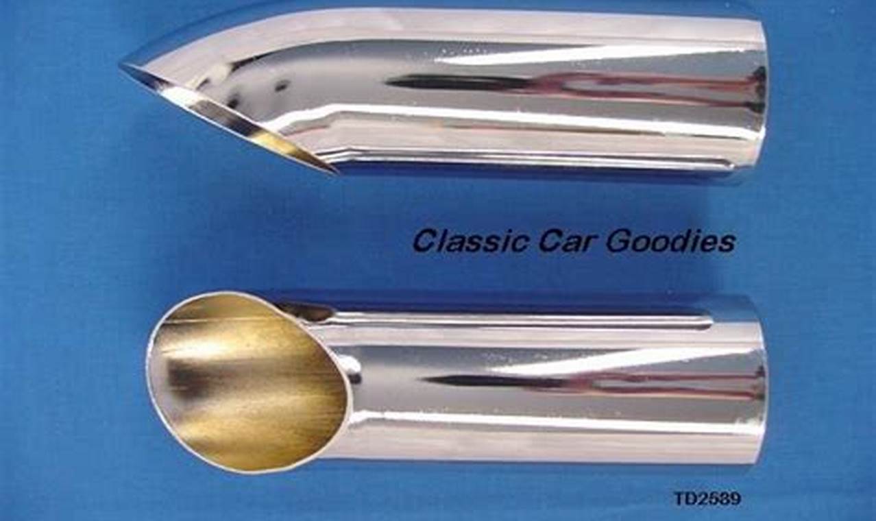 Enhance Your Ride: Muffler Chrome Tips - Style & Shine!