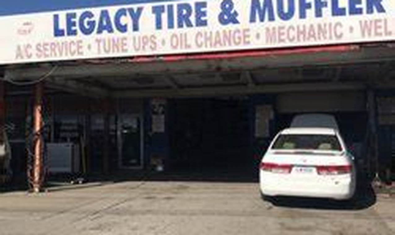Legacy Tire & Muffler: Expert Care & Replacement