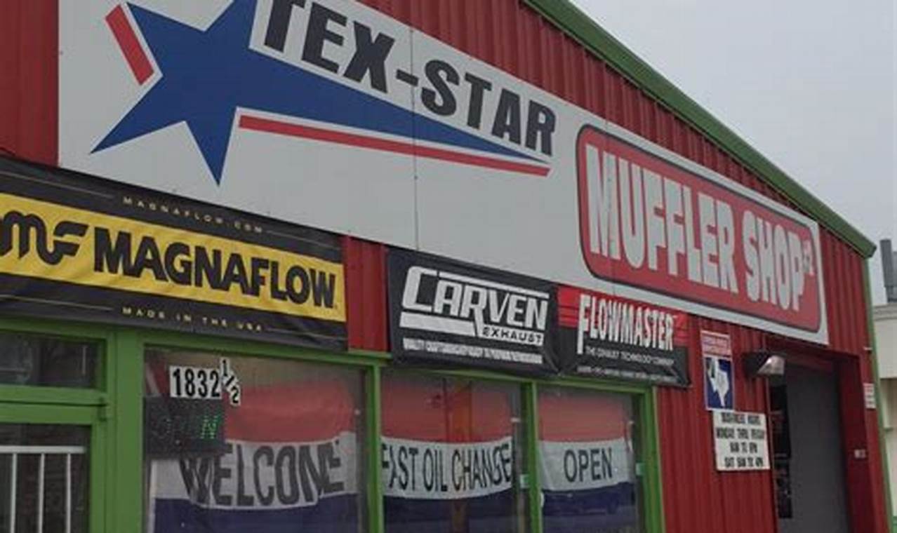 Tex Star Muffler Shop: Expert Exhaust Service Near You