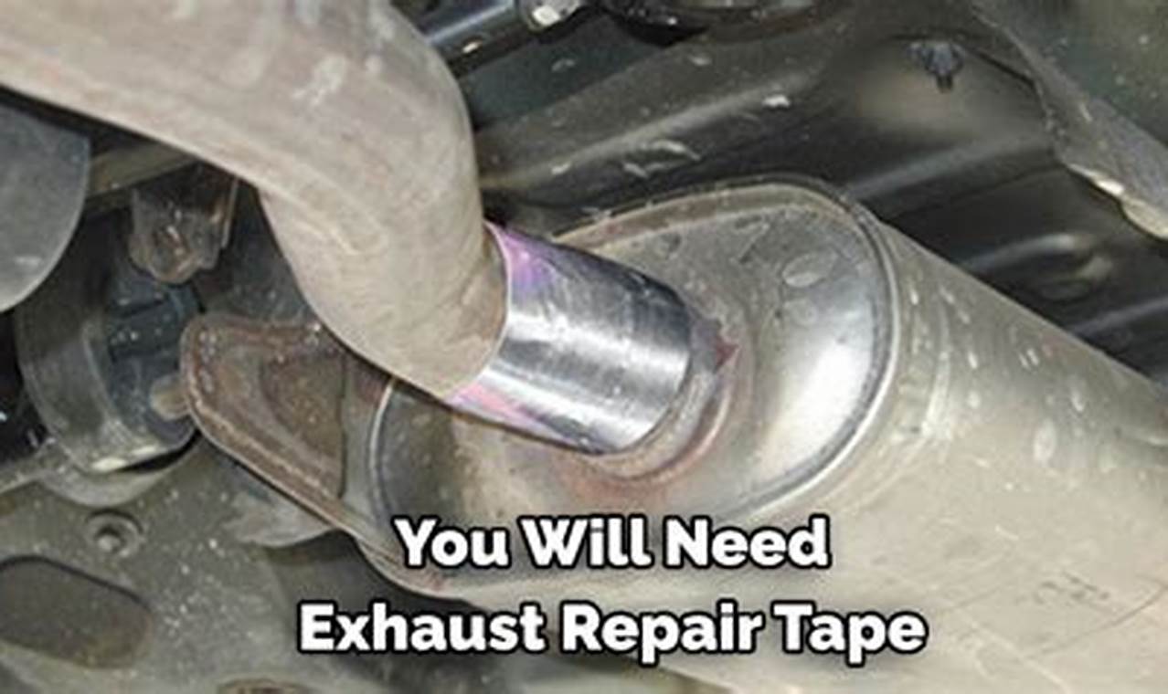 DIY Muffler Tape Repair: Quick Exhaust Fixes!