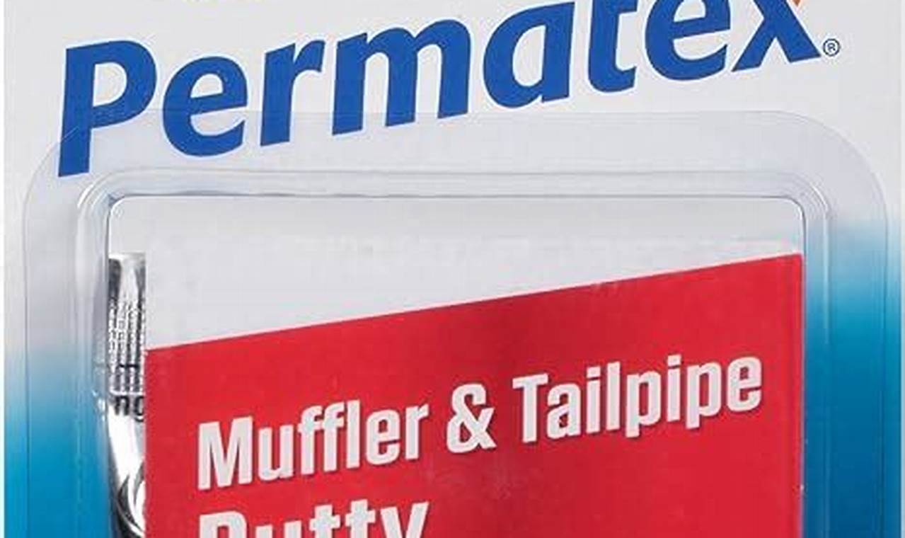 Stop Leaks: Permatex Muffler & Tailpipe Putty - Easy Fix!