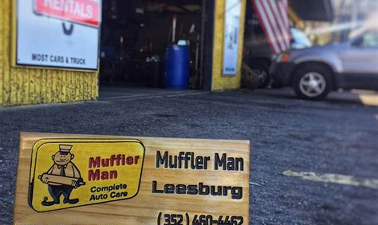 Leesburg's Muffler Man: History & Roadside Icon!