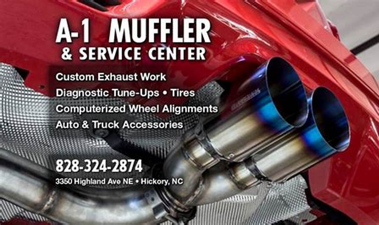 Reliable A-1 Muffler & Service Center | Experts!