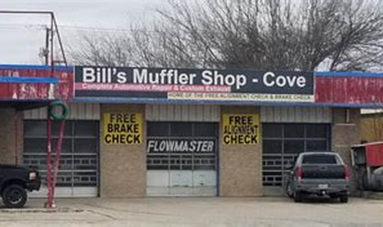 Bill's Muffler Copperas Cove: Exhaust Experts Near You